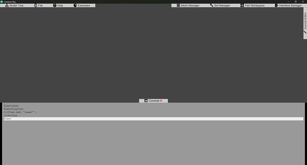 How to use Python with Coreform Flex - Coreform Flex - Coreform LLC