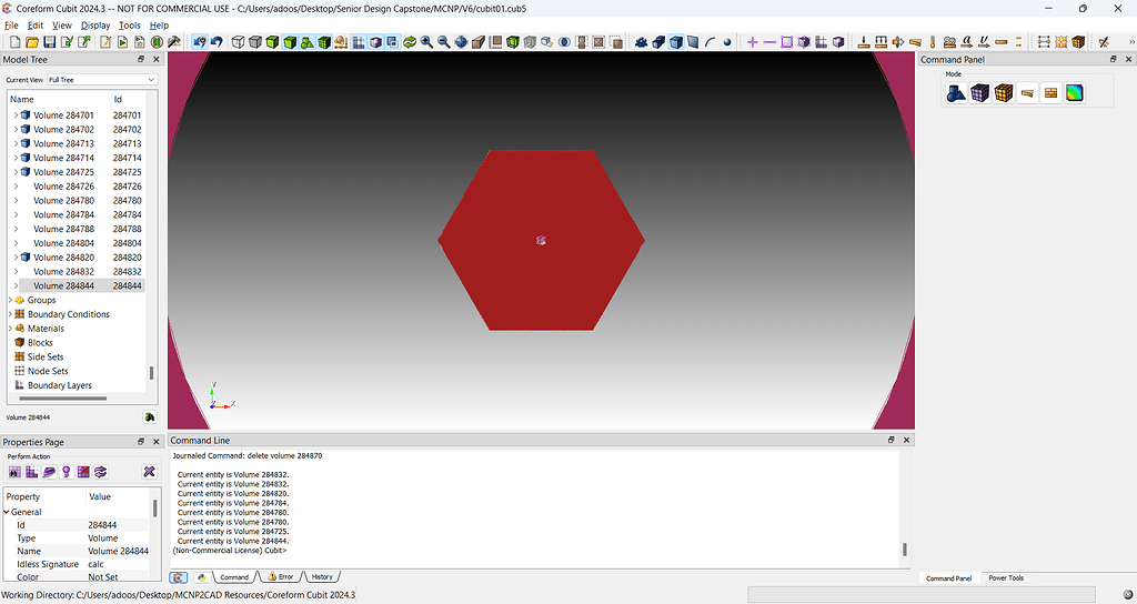 Importing MCNP files to Export Cad files - Importing/Exporting ...