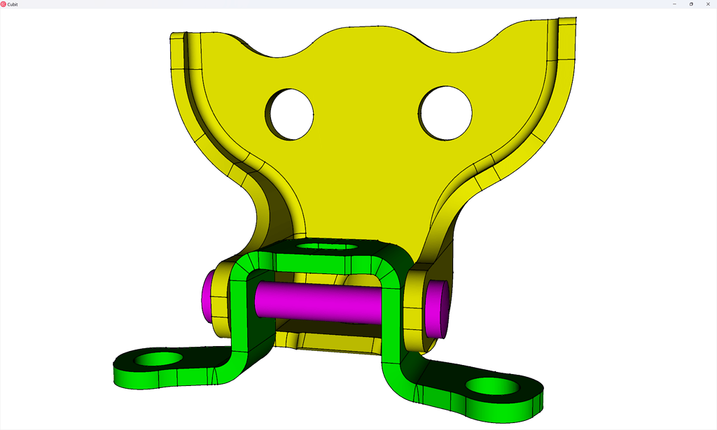 Meshing Tutorial: Automotive door lock assembly - Meshing - Coreform LLC